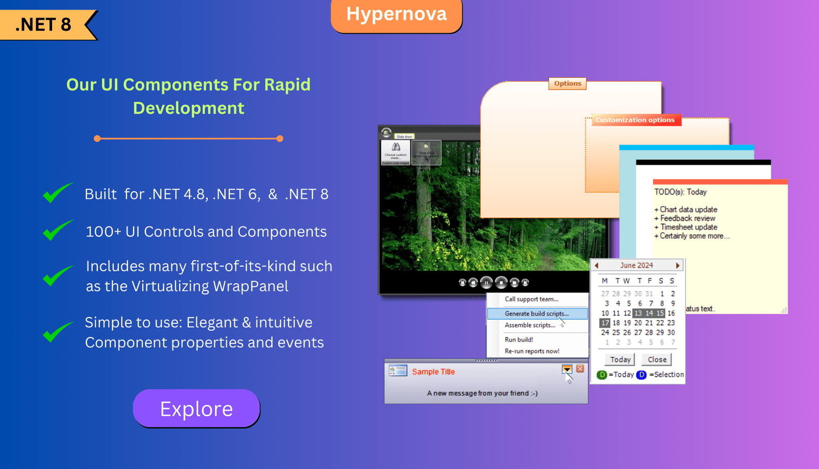 .NET & Web| Powerful UI Components | Binarymission